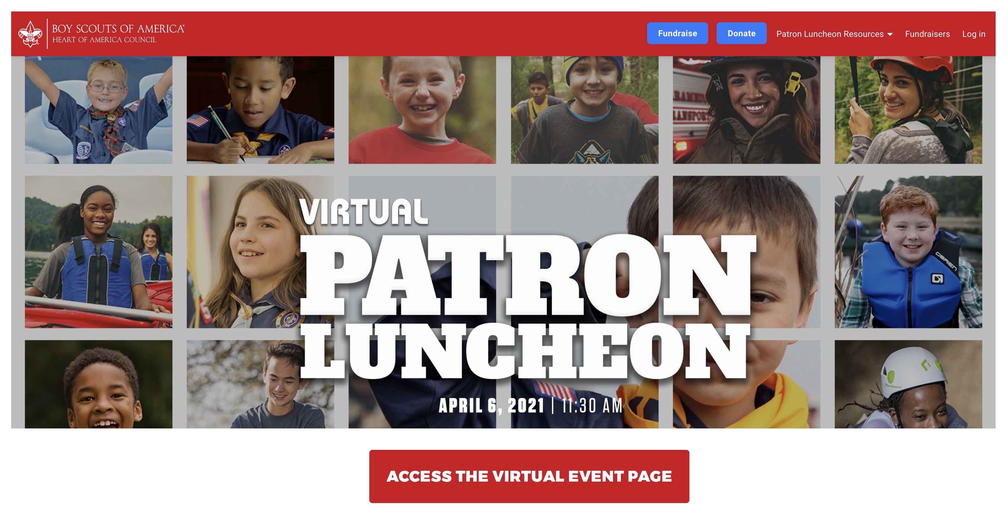 Patron Luncheon — Heart of America Council — Boy Scouts of